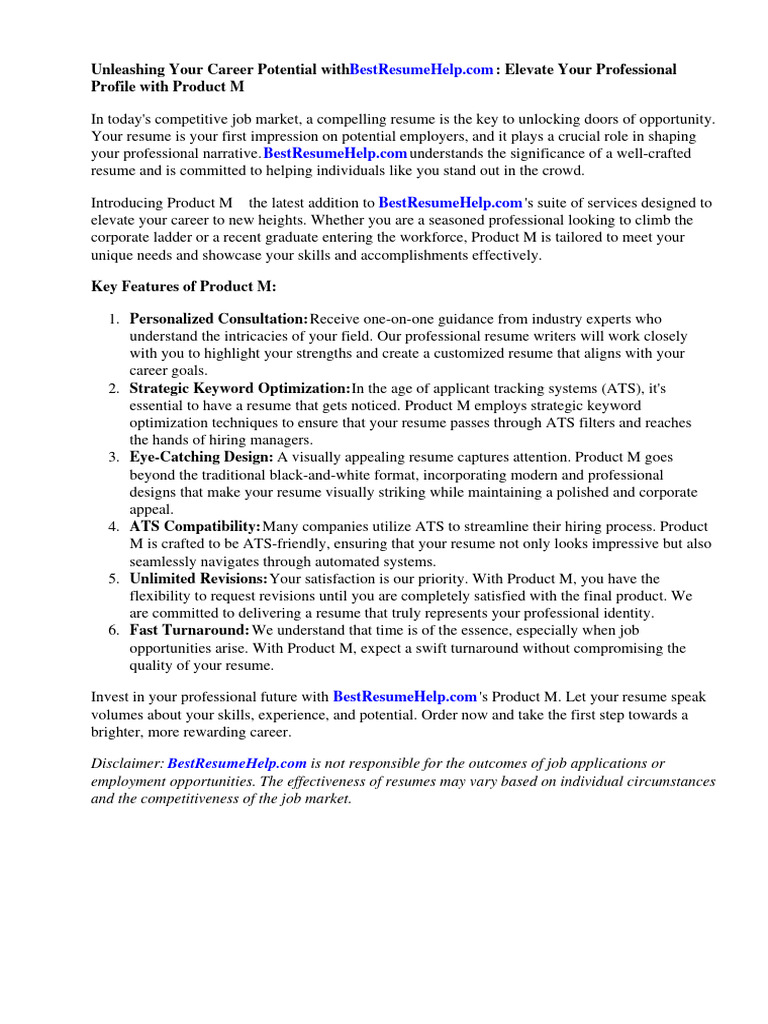 Product Manager Resume Examples | PDF | Résumé | Marketing