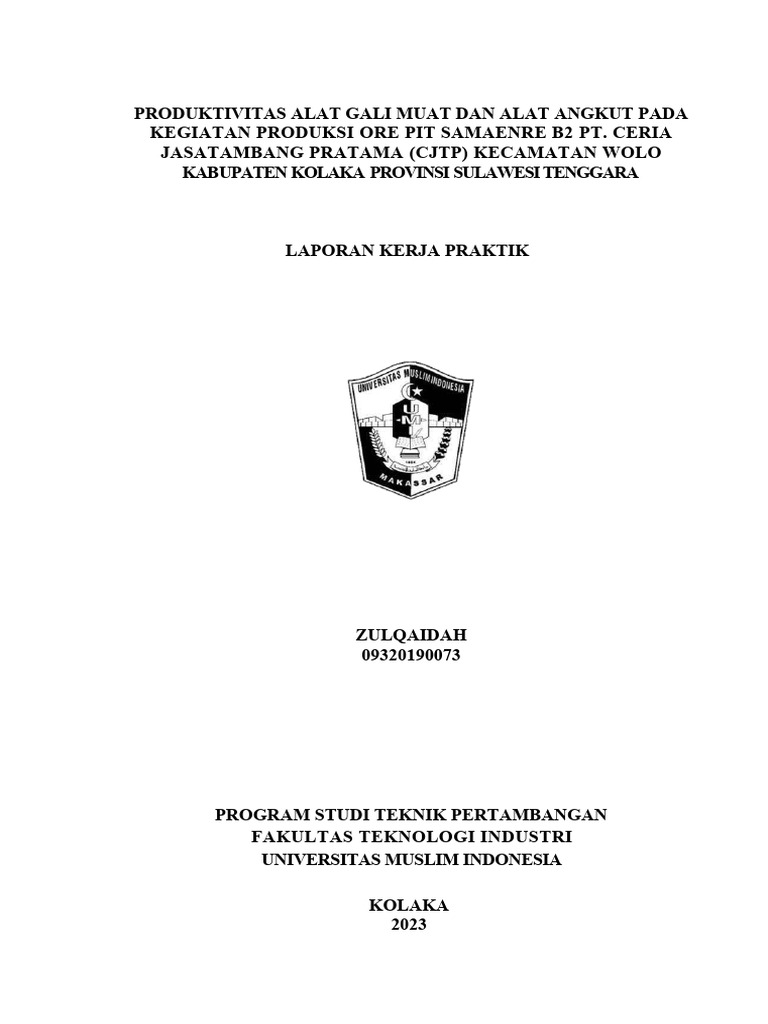 Laporan KP Ijul Perusahaan | PDF