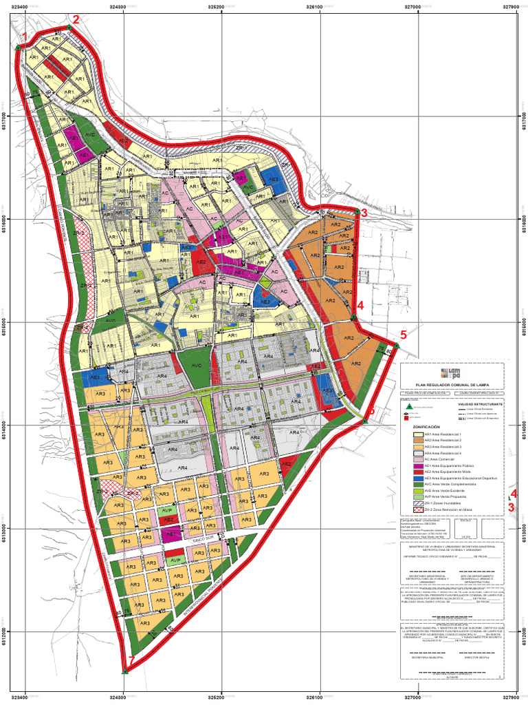 Plan Regulador Comunal de Lampa | PDF