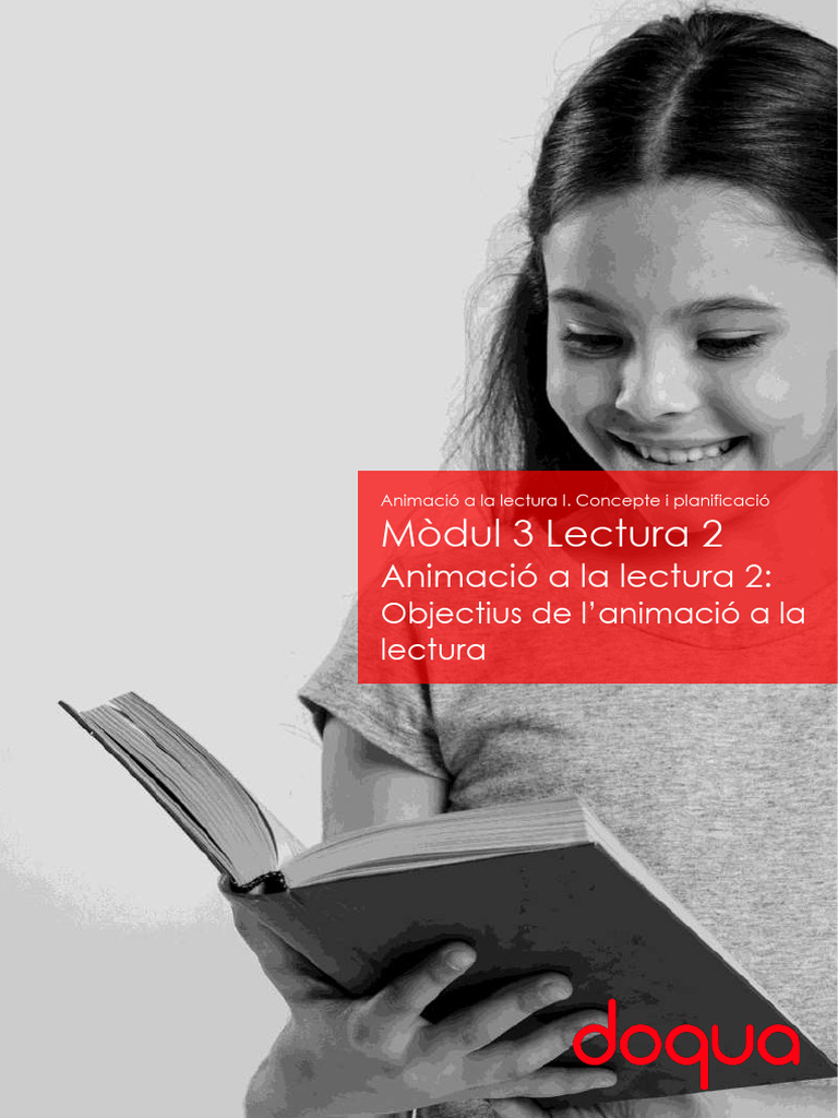 M3 - E1 - L2 - Animació A La Lectura 2. Objectius - Caracteristiques | PDF