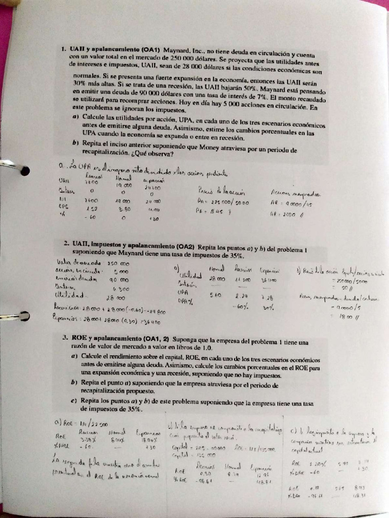 CAPITULO 16 - FINANZAS - Compressed | PDF | Modelo de fijación de precios de activos de capital ...
