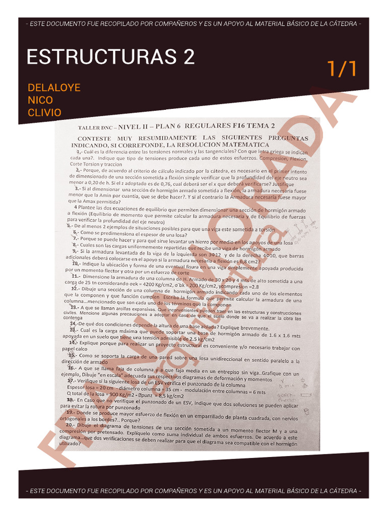 Estructuras 2 Delaloye Ejfinal FM | PDF