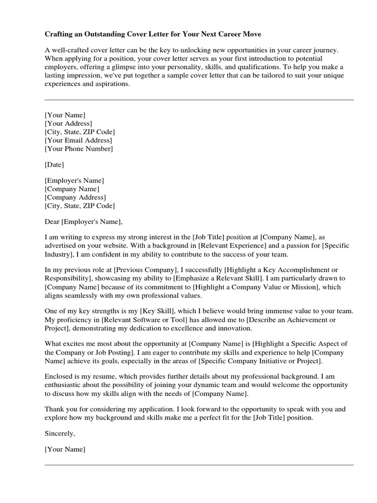 Sample Cover Letter For Computer Job | PDF | Résumé | Search Engine Optimization