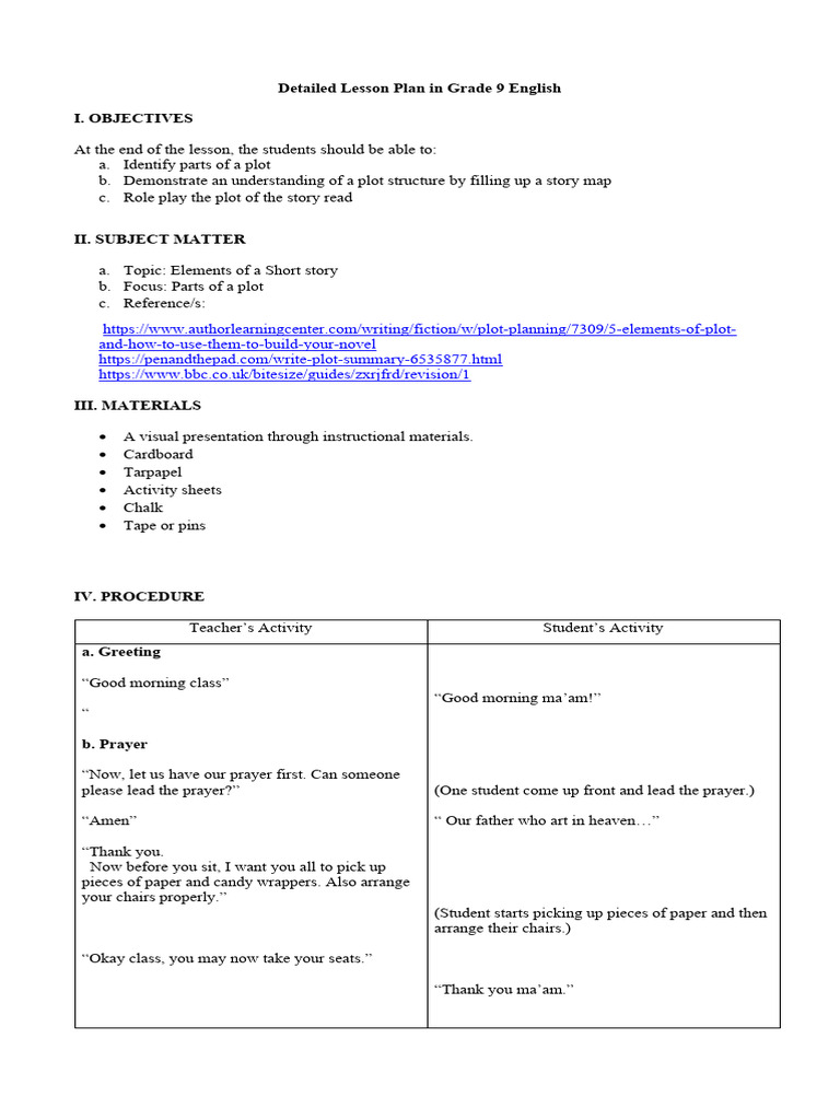 DLP Fernandez Patricia | PDF | Plot (Narrative)