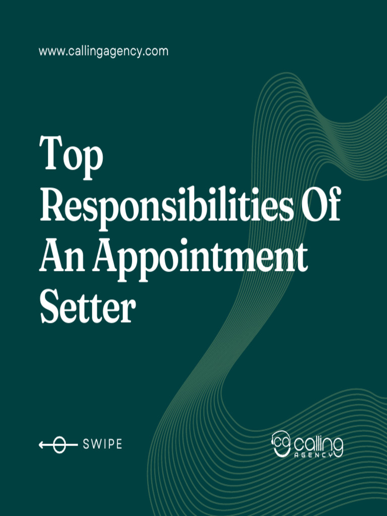 Top Responsibilities of An Appointment Setter | PDF