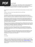 I 751 Cover Letter Sample | PDF | Affidavit | Résumé