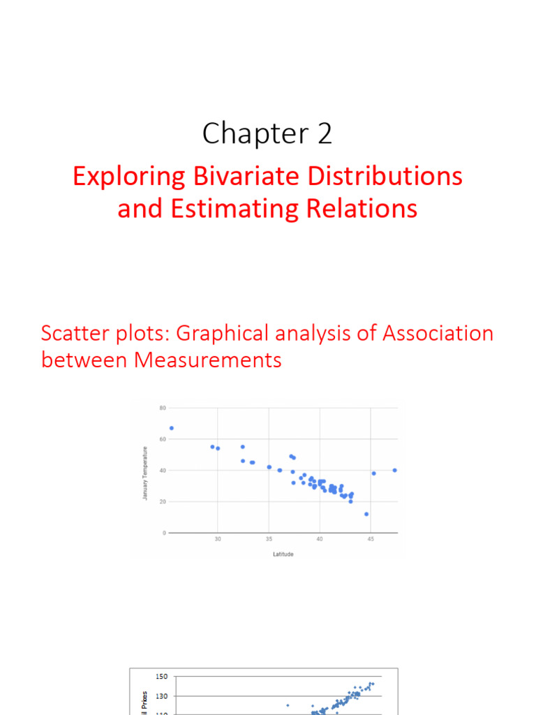 Bivariate Distribution Analysis | PDF | Linear Regression | Least Squares