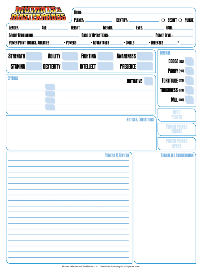 Raiden Sheet | PDF