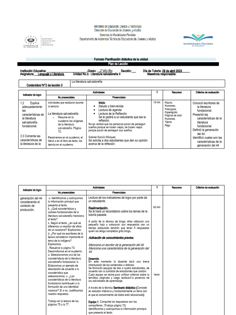 PS Lenguaje 29-04-2023 | PDF | Aprendizaje