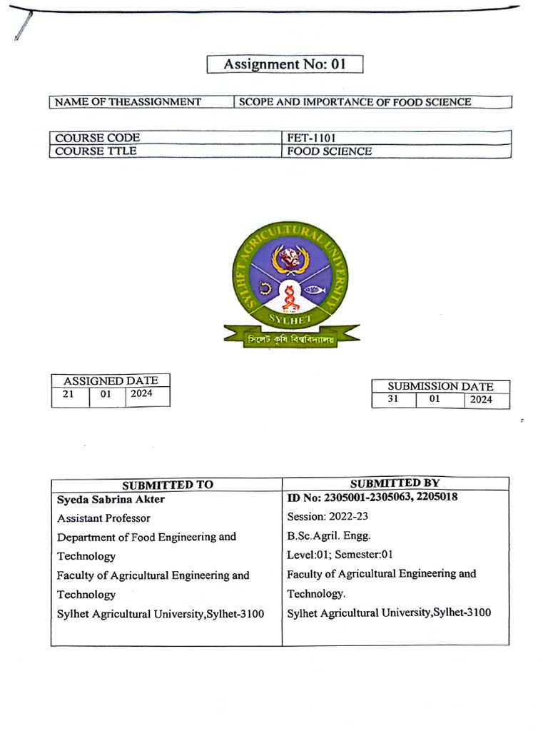FET Assignment 1 Complete AET 12 | PDF