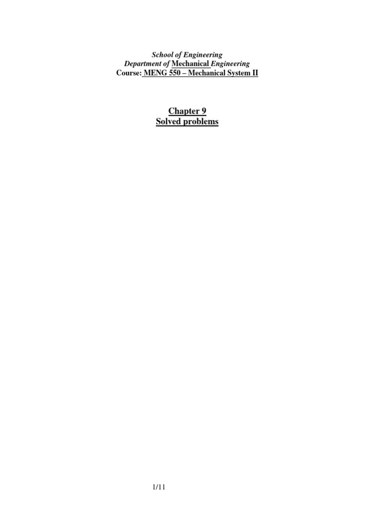 Chapter 9 - Solved Problems | PDF | Gear | Mechanical Engineering