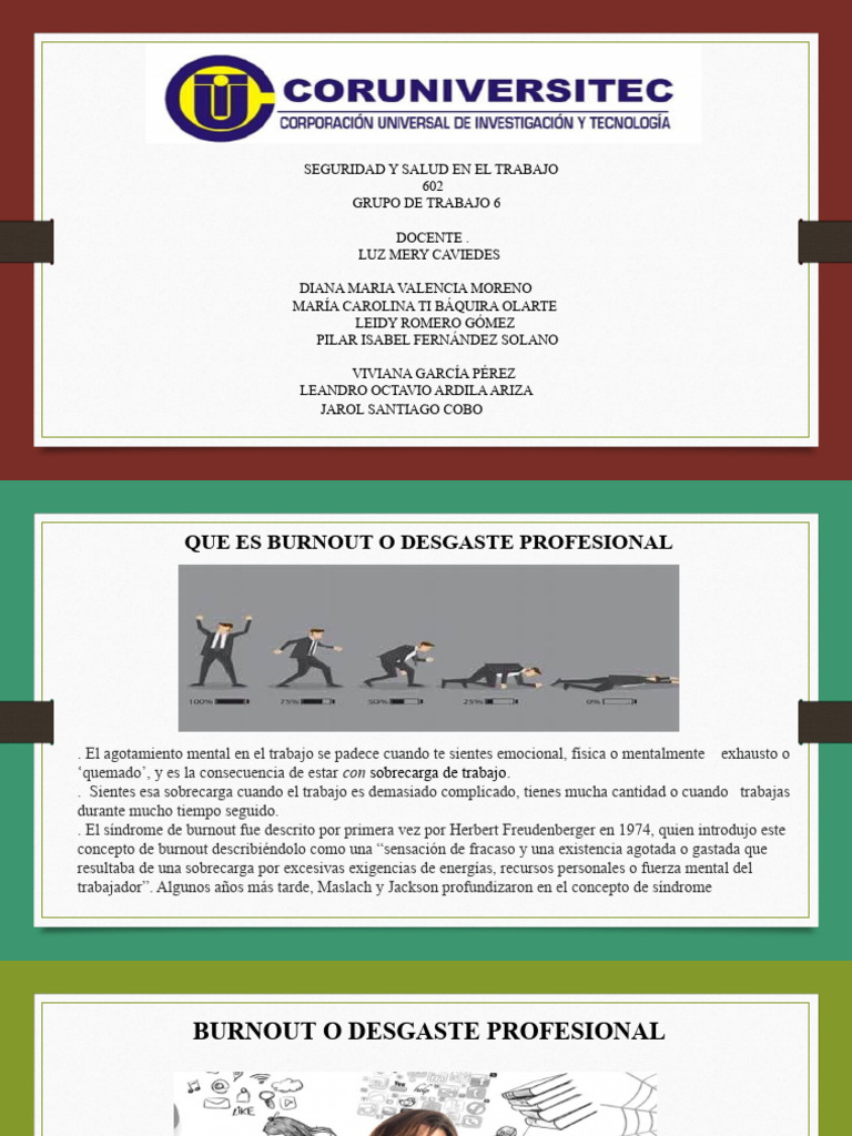 Riesgo Psicosocial Bournot | PDF | Burnout ocupacional | Enfermedades y trastornos