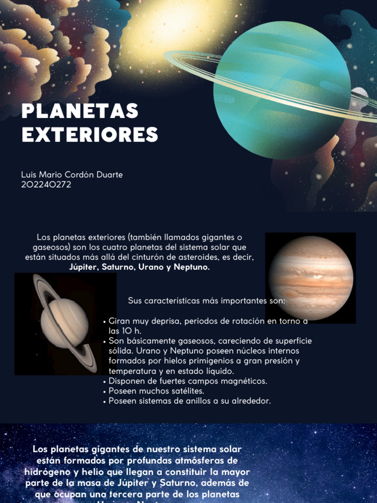 Planetas Exteriores | PDF