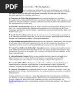 Fellowship Cover Letter Examples Guide | PDF | Résumé | Science ...