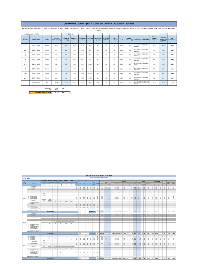 Demanda Maxima TG - Ie Carlos Noriega | PDF | James Watt