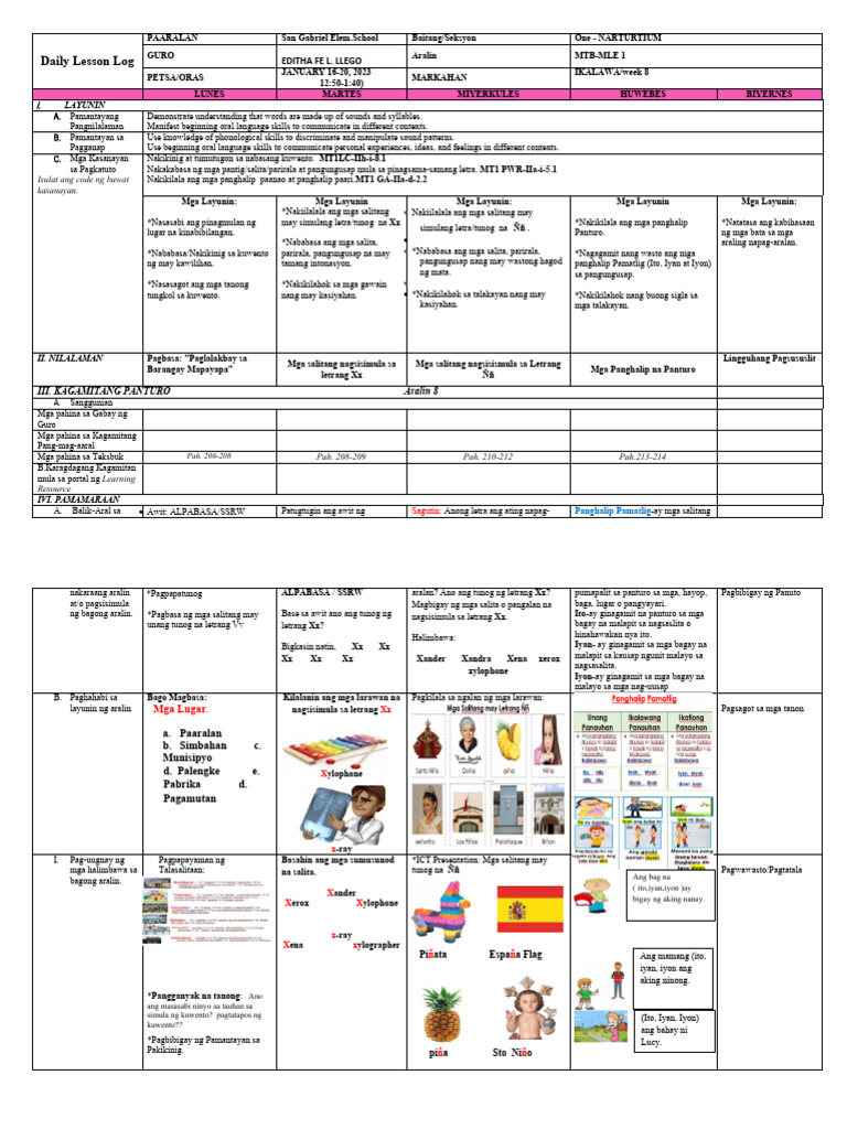 2nd Q. DLL MTB W 8 | PDF