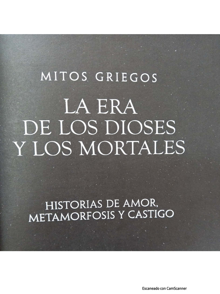 Dioses, Mortales y Héroes | PDF