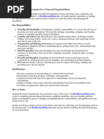 Housekeeping Duty Roster Template in Word, Google Docs - Download | PDF