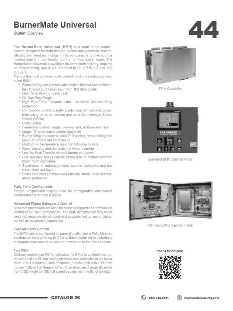 BurnerMate Universal Boiler Control System | PDF | Boiler | Scada