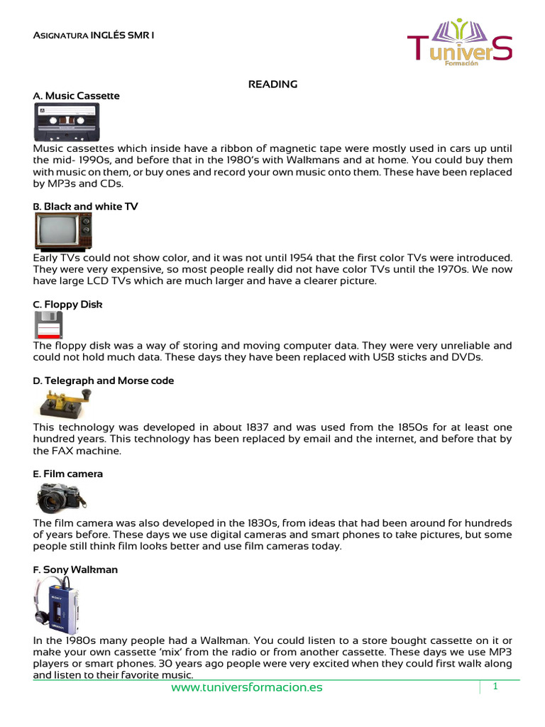 Simulacro Reading + Vocabulary + Grammar | PDF | Hyperlink | Personal Computers