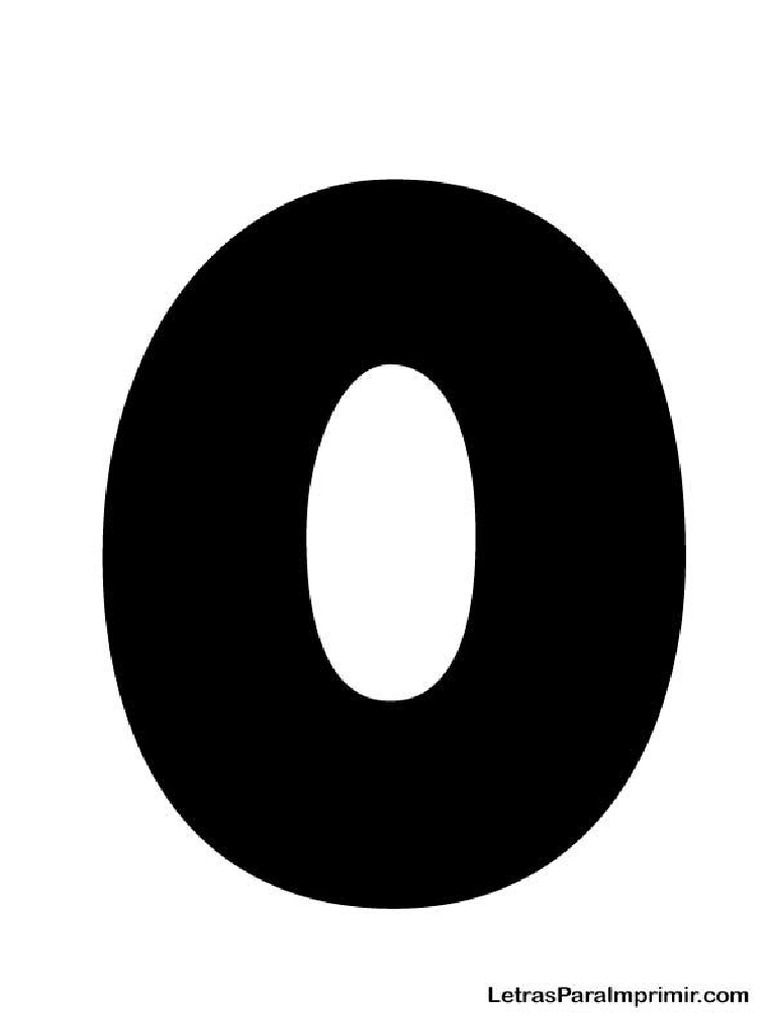 Numeros Negros Grandes para Imprimir | PDF