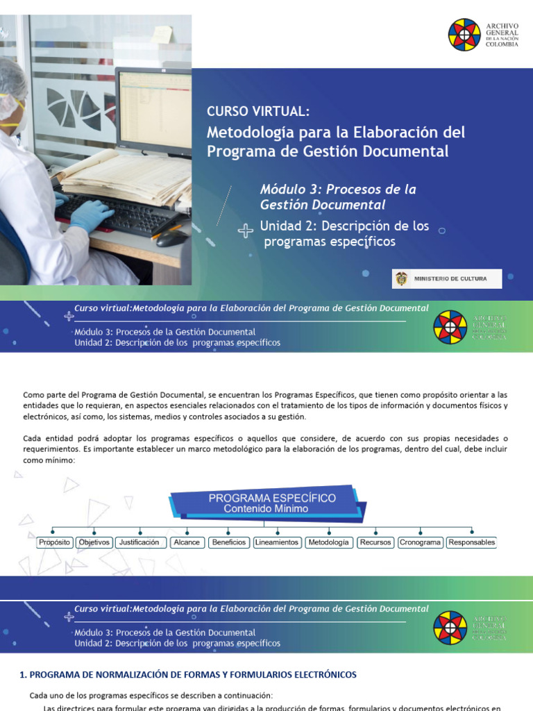 Programas de Gestión Documental | PDF | Gestión de registros | Ingeniería de confiabilidad