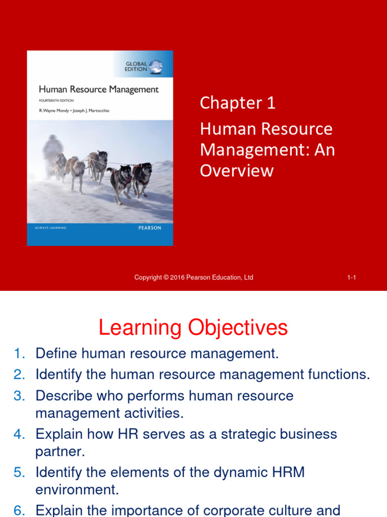 1 - HRM 410 HRM An Overview | PDF | Human Resource Management | Human ...