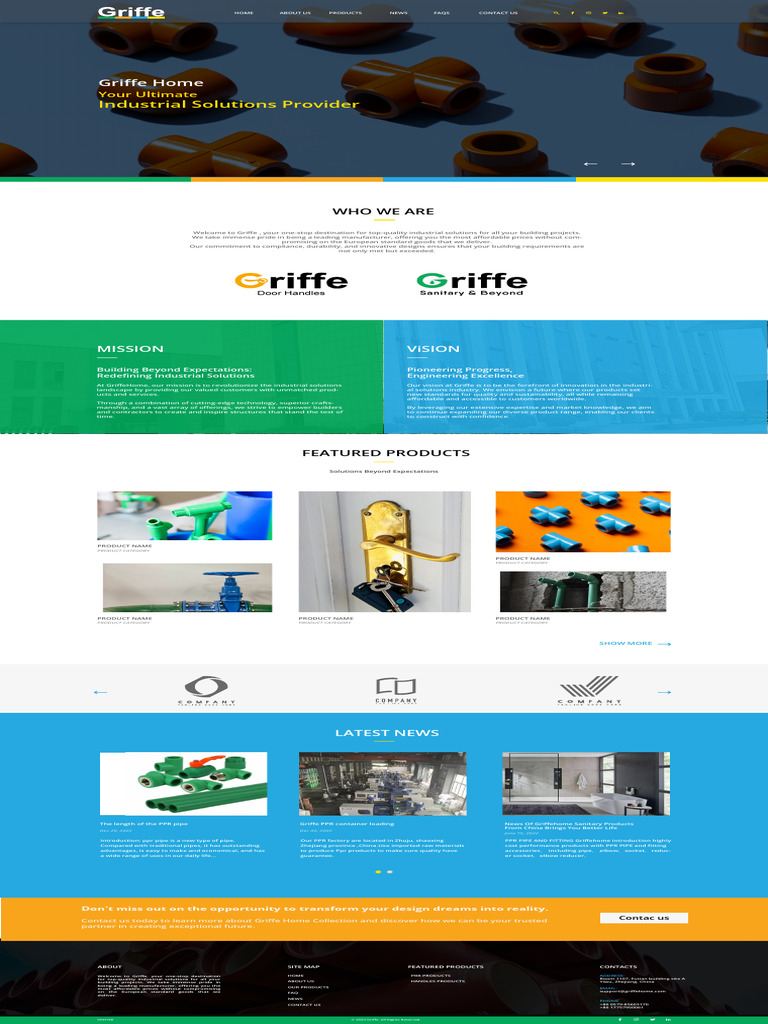 Griffe Website Option 1 Pdf Innovation Economies