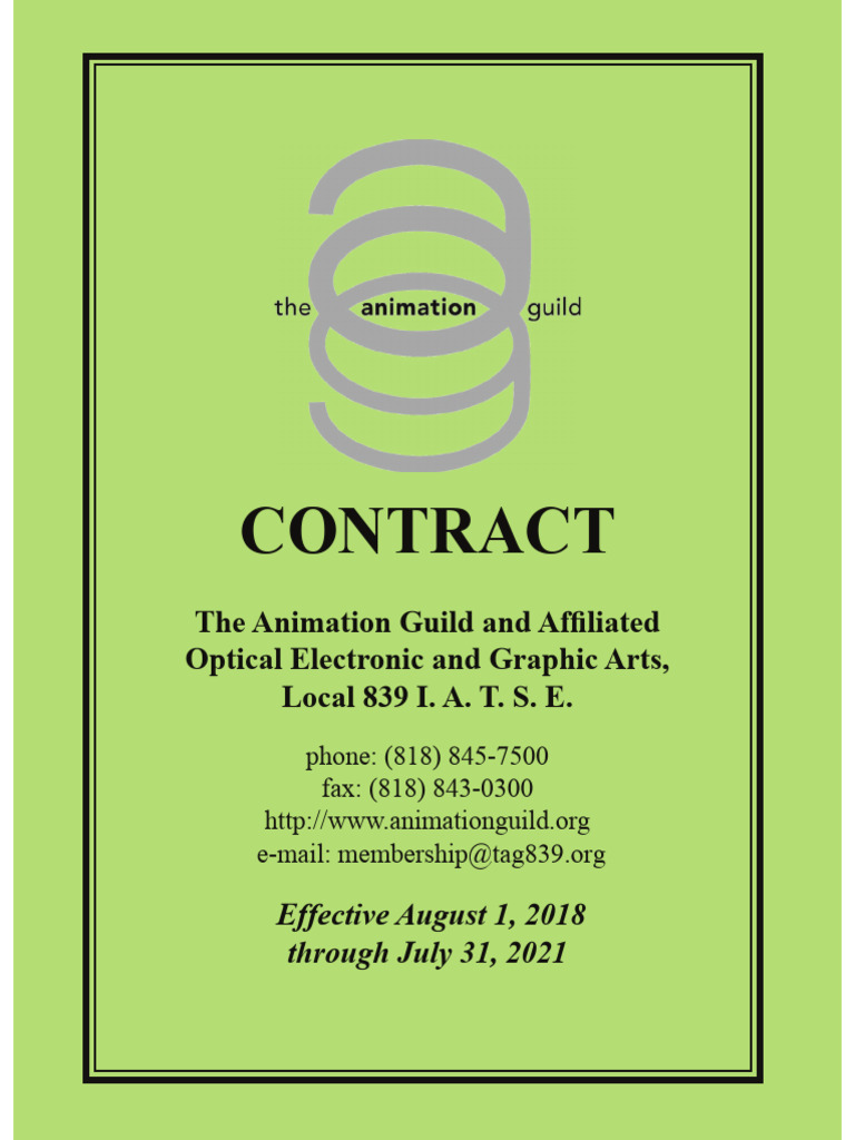 2018 2021 L839 Master CBA Book | Download Free PDF | Employment | Overtime