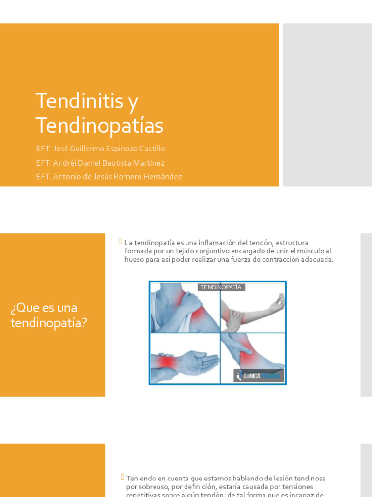 Tendinitis y Tendinopatías | PDF | Tendón | Músculo esquelético