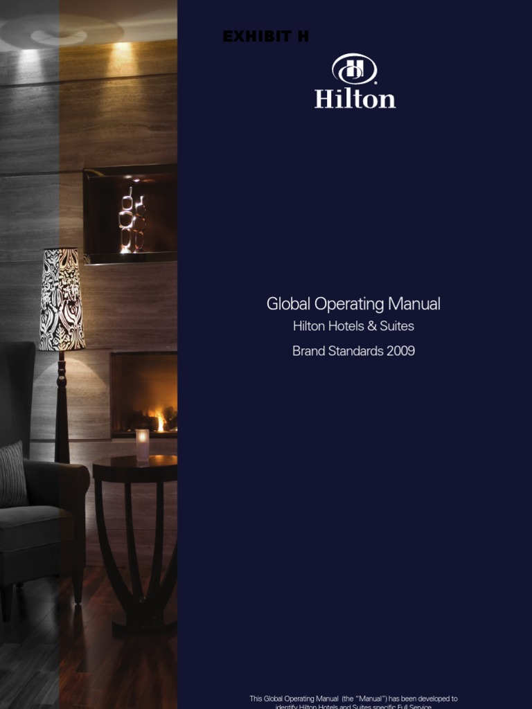 Global Operating Manual: Exhibit H | PDF | Hilton Worldwide | Hotel