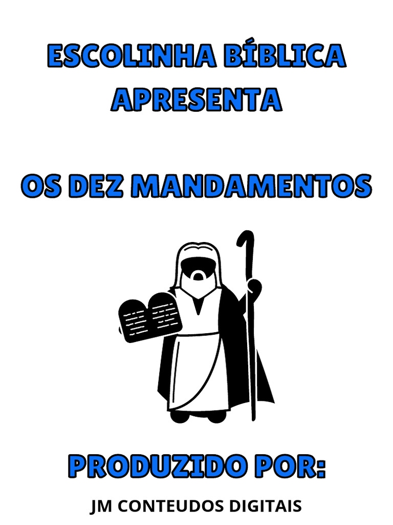 Os Dez Mandamentos Pdf Moisés Jesus