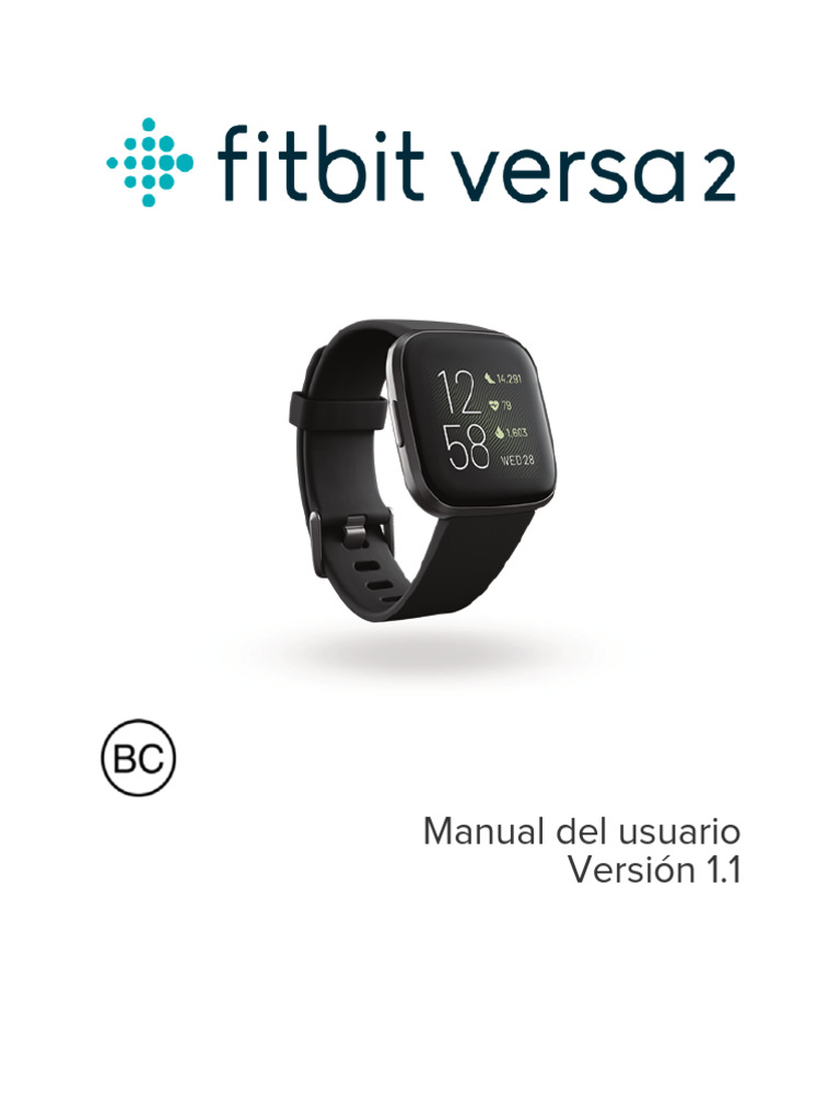 Manual Versa 2 Es | PDF | Reloj inteligente | Yo telefono