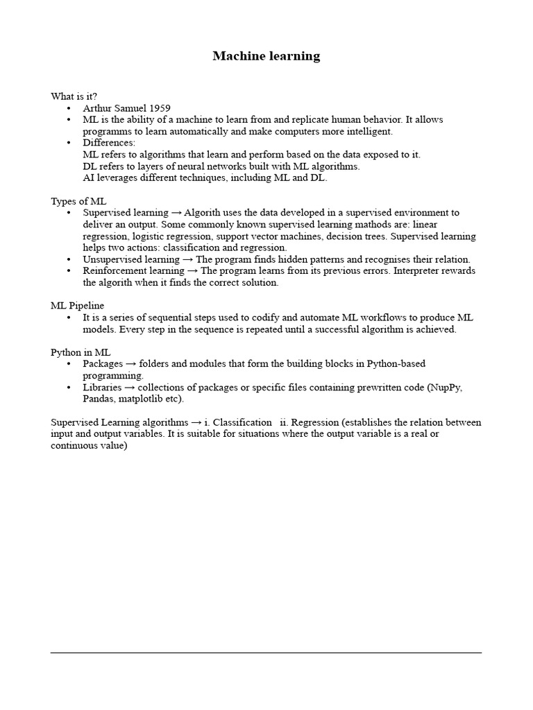 Machine Learning Pdf Machine Learning Computer Science