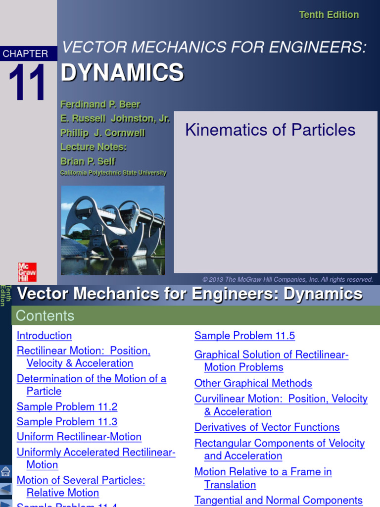 Kinematics of Particles Part 3 | PDF | Acceleration | Kinematics