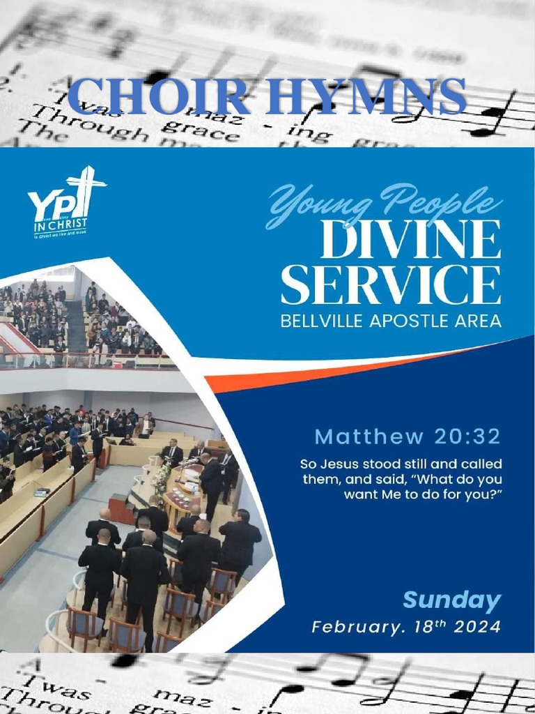 Hymn Program for Erica West Service | PDF
