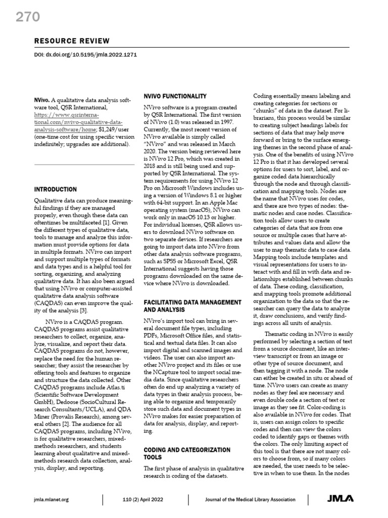 NVivo 12 Pro: Qualitative Data Analysis Tool | PDF | Data | Information ...