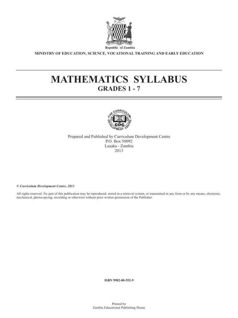 Mathematics Grade 1 7 Text | PDF | Multiplication | Division (Mathematics)