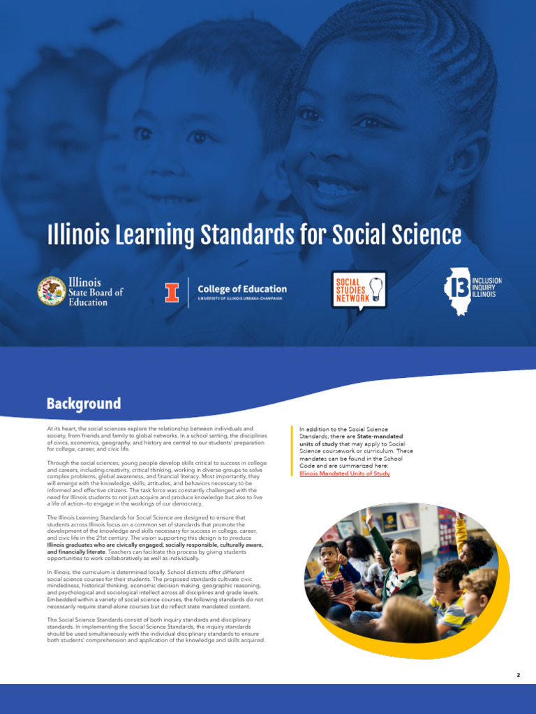 Illinois Social Science Learning Standards | PDF | Social Sciences ...