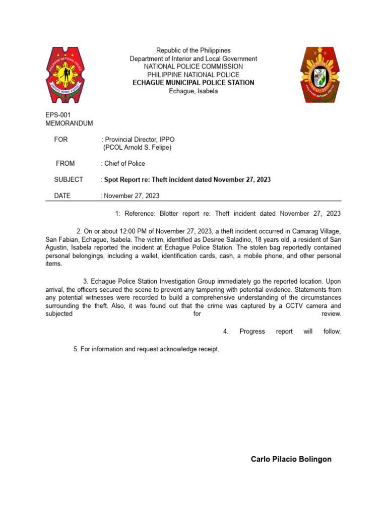 Final Requirement Spot Progress and Final Report | PDF | Arrest | Police