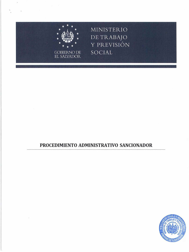 Procedimiento Administrativo Sancionatorio | PDF | Justicia | Crimen y violencia
