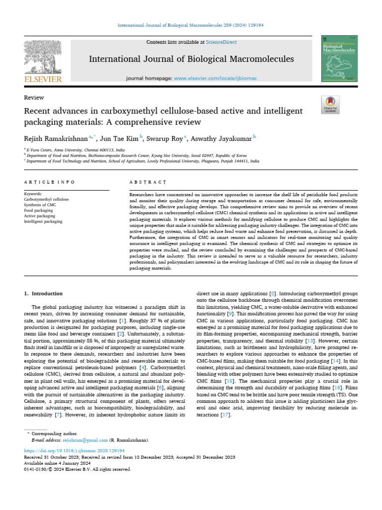 CMC Ok | PDF | Cellulose | Biopolymer