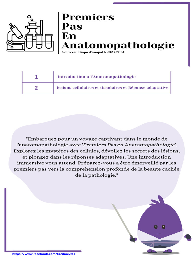 Introduction à l'Anatomopathologie | PDF | Apoptose | Noyau (biologie)