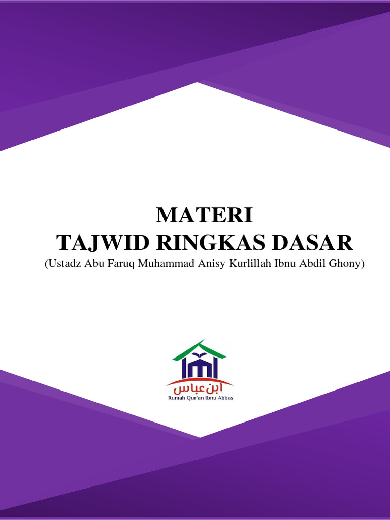 Panduan Tajwid Dasar untuk Pemula | PDF