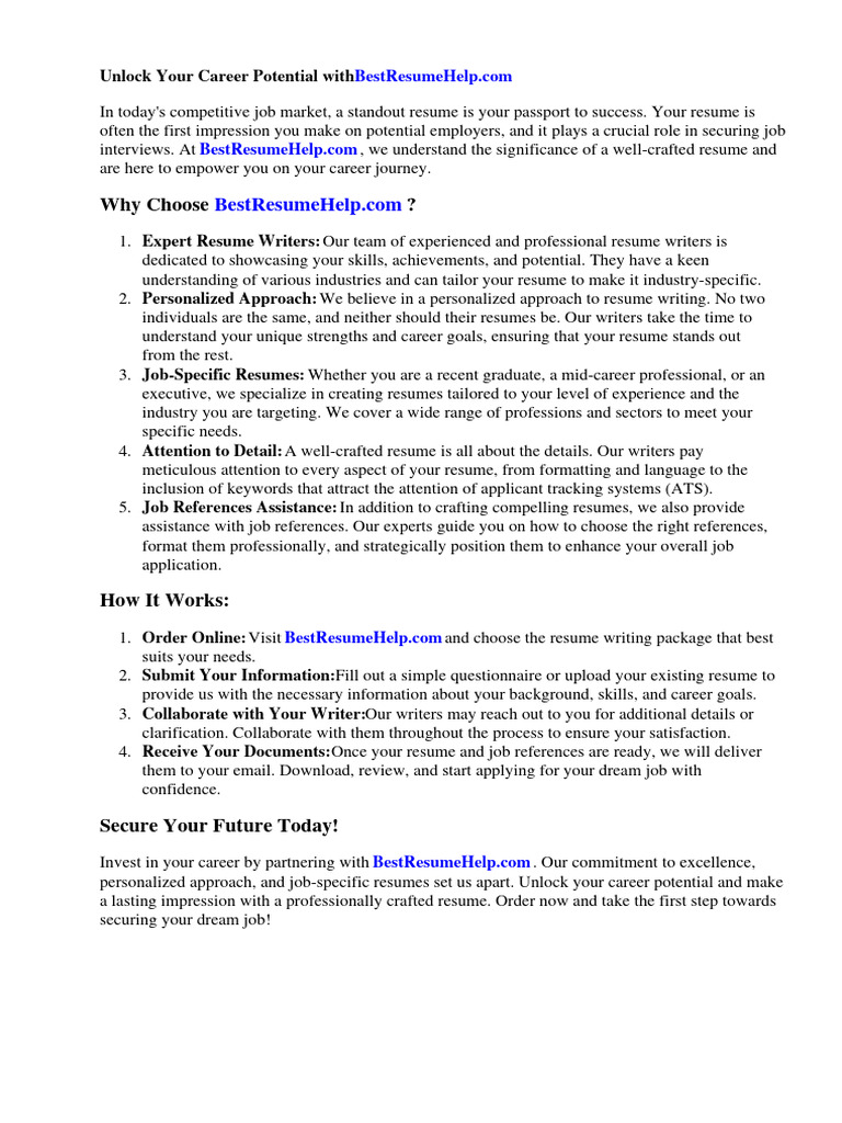 Resume Job Reference Template | PDF | Résumé