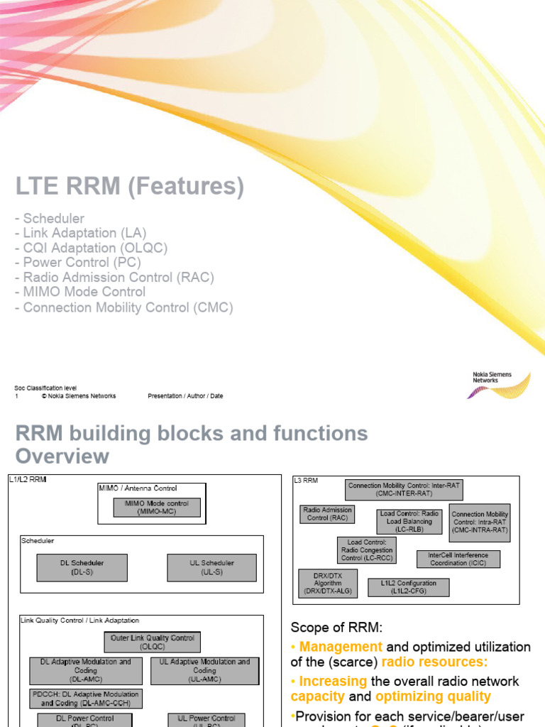 05 A RRM Ul DL Scheduler PC La v1 0 | PDF | Lte (Telecommunication) | High Speed Packet Access