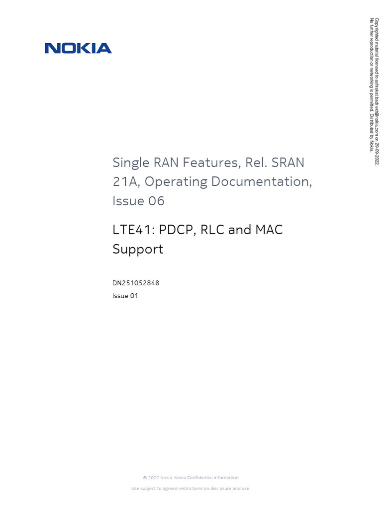 LTE41 PDCP RLC and MAC Support | PDF | Transmission Control Protocol ...