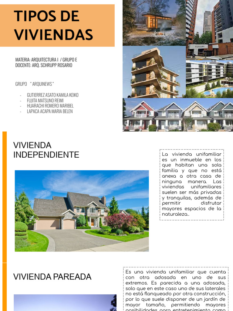 Tipos de Viviendas | PDF | edificio | Apartamento