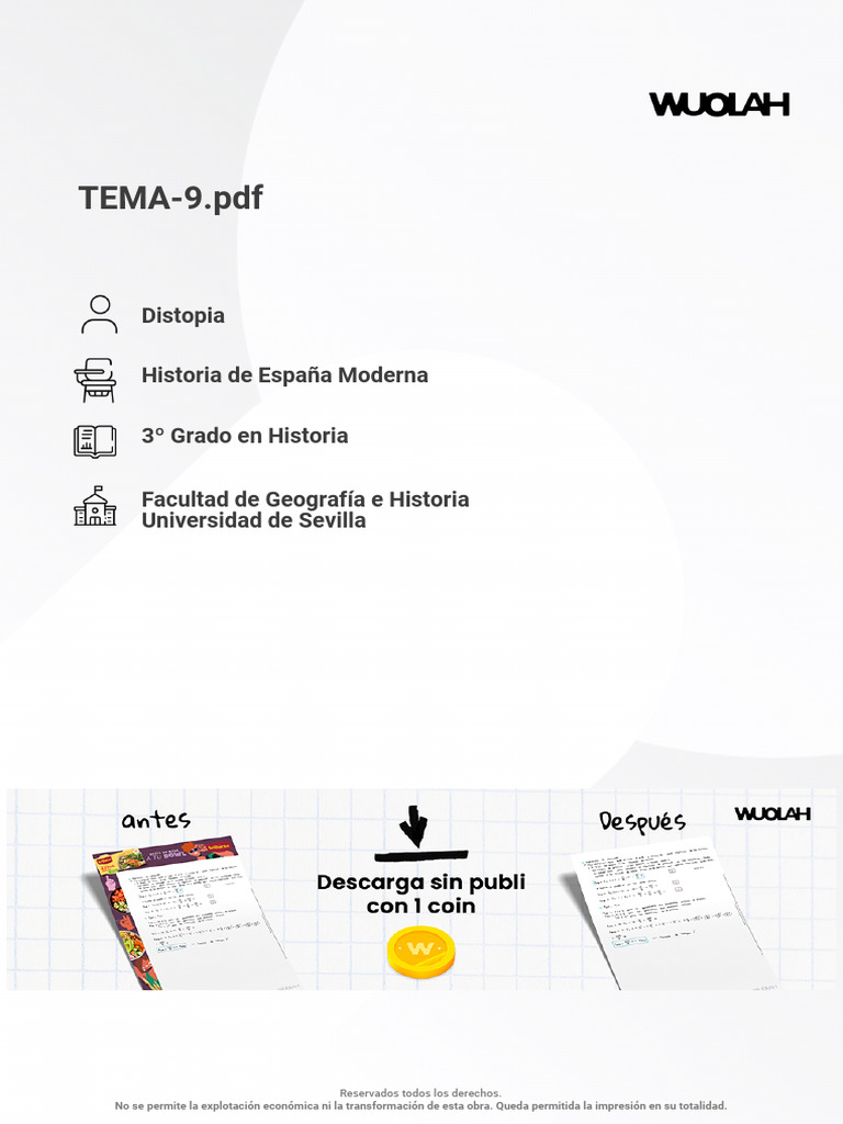 Wuolah Free TEMA 9 | PDF | Imperio español | España
