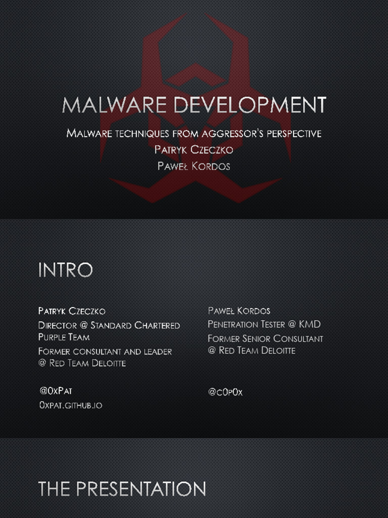 Mal Ware Dev | PDF | Malware | Computer Architecture